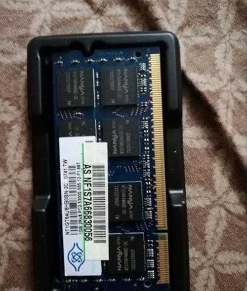 DDR2-667, 1 гб, 2 шт