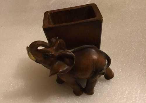 Слон карандашница сувенир