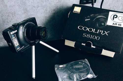 Фотоаппарат nikon coolpix S8100 комплект