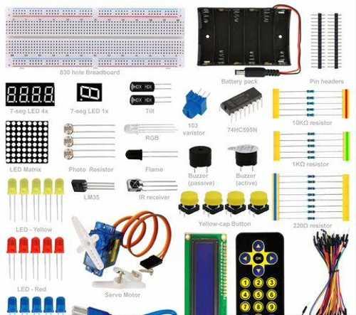 Базовый стартовый набор для Arduino UNO и Mega