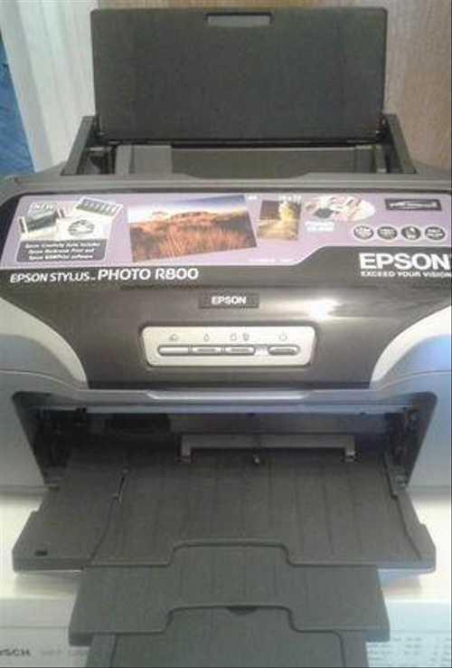 Цветной принтер Epson Stylus photo R800