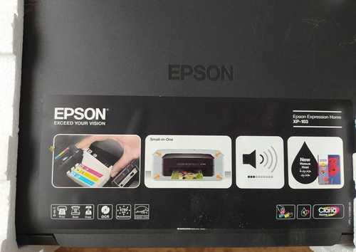 Принтер Epson XP 103 на запчасти