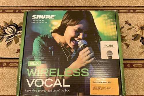 Shure BLX24/PG58 J10 вокальная радиосистема