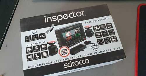 Видеорегистратор Inspector Scirocco с GPS