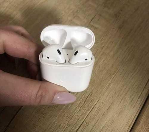 Беспроводные наушники apple airpods оригинал