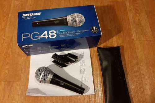Динамический микрофон Shure PG48 (оригинал)