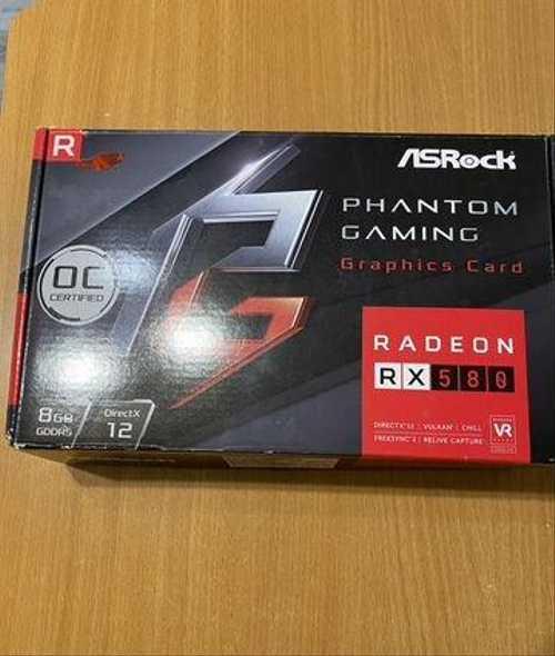 Видеокарта ASRock Phantom Gaming D Radeon RX580 8G