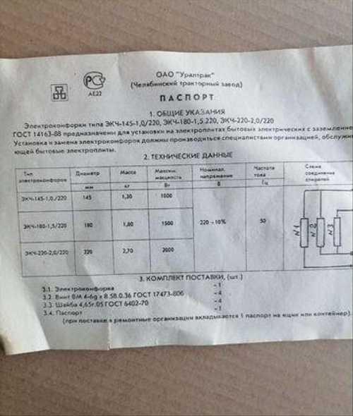 Электроконфорка