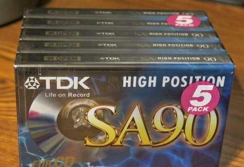Аудиокассеты TDK SA90 (хром)