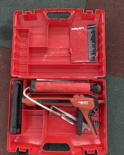 Дозатор для химических анкеров hilti hdm 330/500