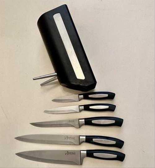 Набор кухонных ножей apollo с подставкой