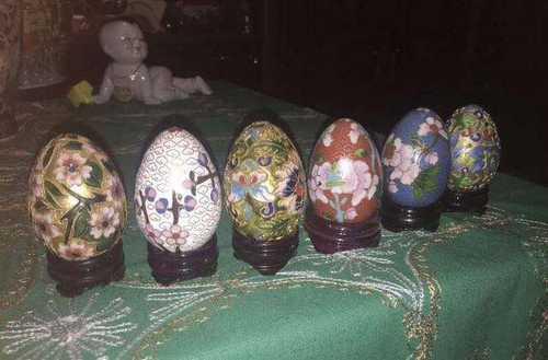 Декоративные яйца Клуазоне, хх век
