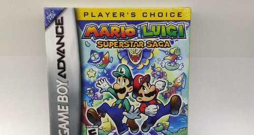 Mario Luigi Superstar Saga GBA New Sealed Rare