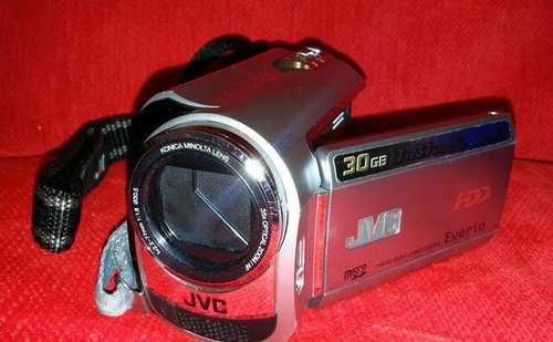Видеокамеру JVC с жёстким диском 30 Гб в отл. сост