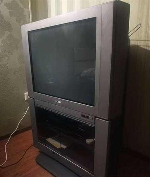 Телевизор Sony+Тумба+VHS