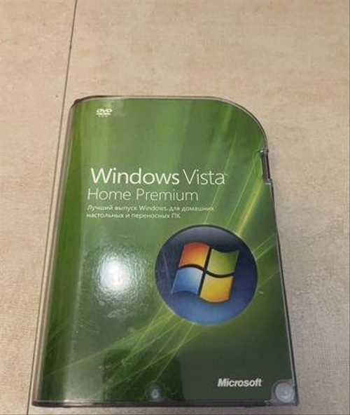 Огиинальная Windows Vista Home Premium box