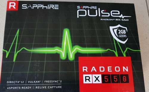 Видеокарта Sapphire Radeon RX550 2гб