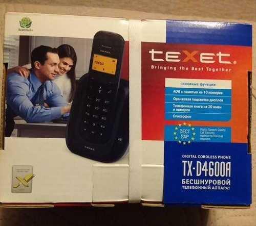 Радиотелефон Texet TX-D4600A