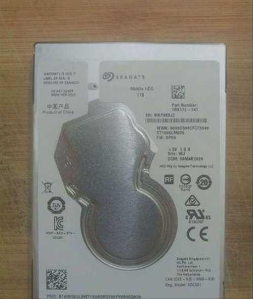 Жёсткий диск Seagate HDD 2.5" 1 тб (ST1000LM035)