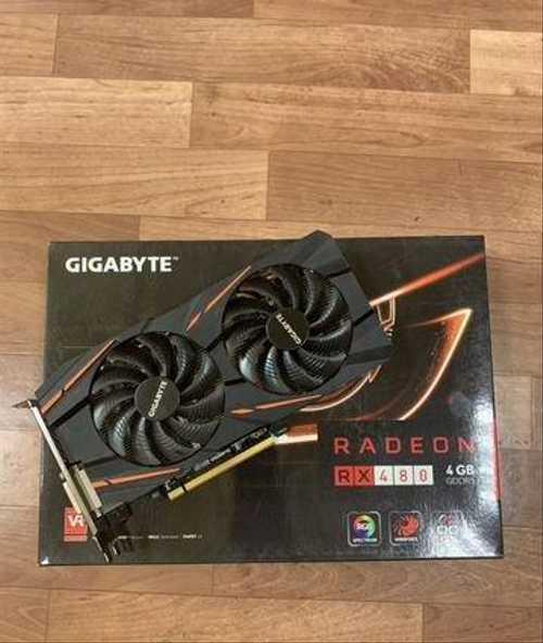 Видео карта gigabyte rx 480 4gb