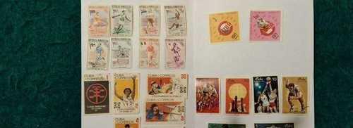 Почтовые марки "Спорт"