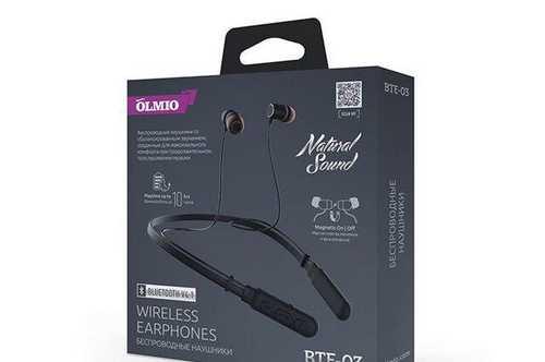Bluetooth-наушники с микрофоном Olmio BTE-03 Black