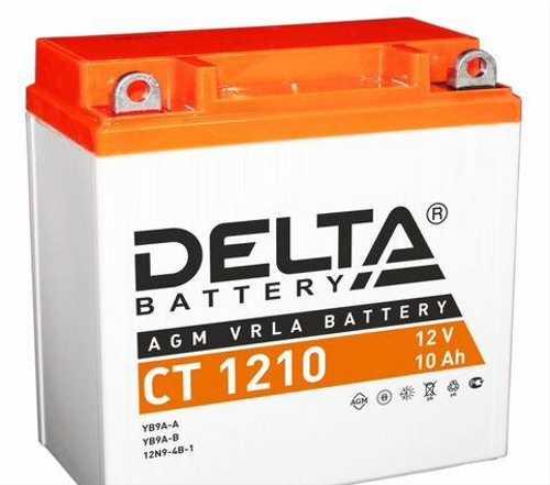 Мото Аккумулятор Delta CT 1210 п.п. YB9A-A, YB9-B