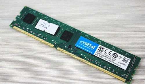 Оперативная память DDR3 4 GB 1600 MHz Crucial