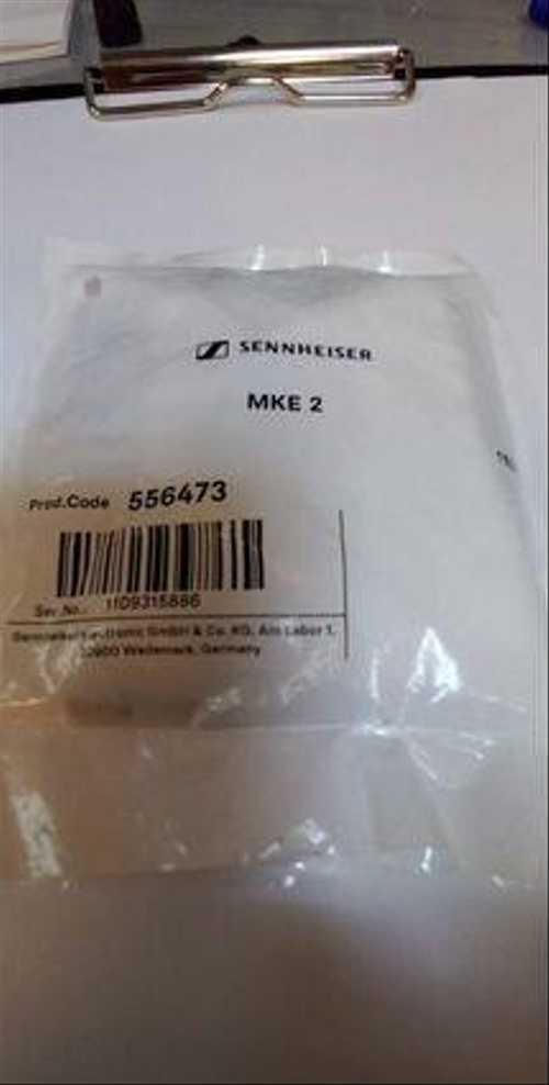 Петличный микрофон sennheiser mke2