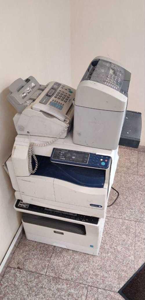 Принтеры Sharp, HP, Xerox и факс Panasonic