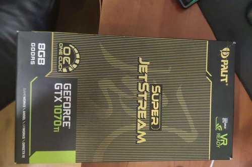 Видеокарта palit gtx 1070 ti super Jetstream