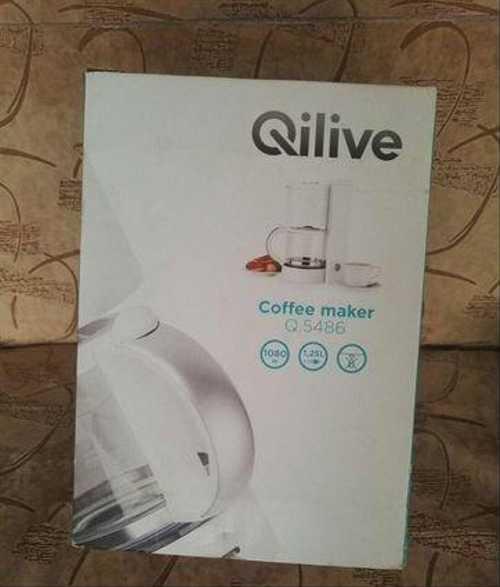 Кофеварка капельная Qilive Q,5486 белаяНовая