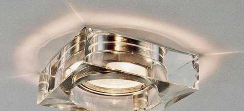 2 встраиваемых хрустальных светильники Donolux