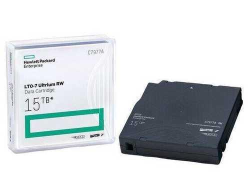 Магнитная лента незаписанная HPE LTO-7 Ultrium 15T