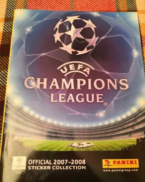 Альбом panini uefa 2007-2008