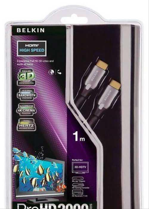 Кабель hdmi Belkin ProHD 2000