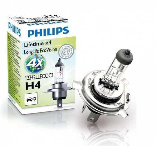 Лампа галогенная philips H4