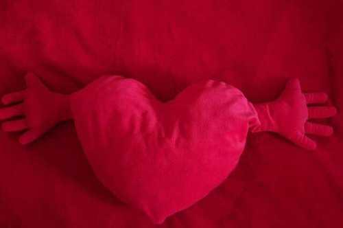 Подушка сердце IKEA большое
