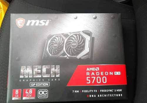 AMD Radeon RX 5700 mech GP oc