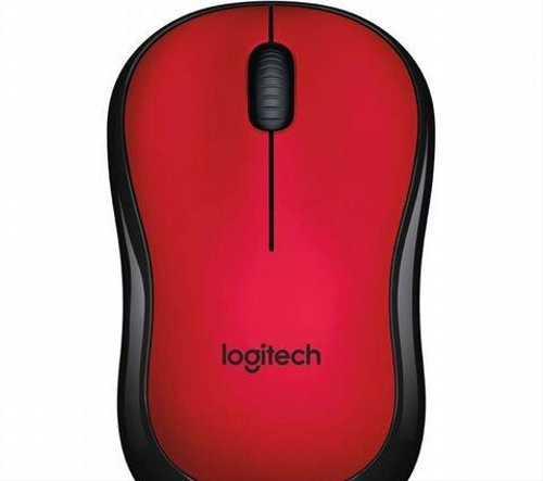 Мышь Logitech M220 Silent Red