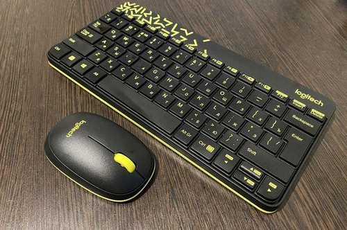 Беспроводные клавиатура и мышь Logitech
