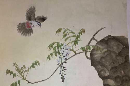 Картина «Птица и глинция»