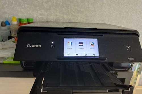 Мфу Canon ts8040 6 цветный с дефектами