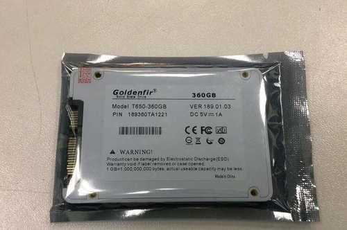 Новый SSD накопитель Goldenfir 360Gb