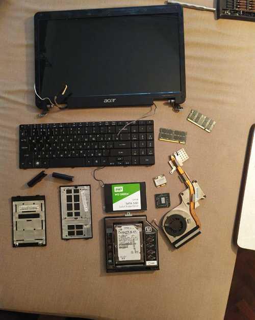 Запчасти на acer aspire 5541
