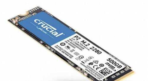 SSD Crucial P2 500Gb PCIe M.2. 2280 (CT500P2SSD8)
