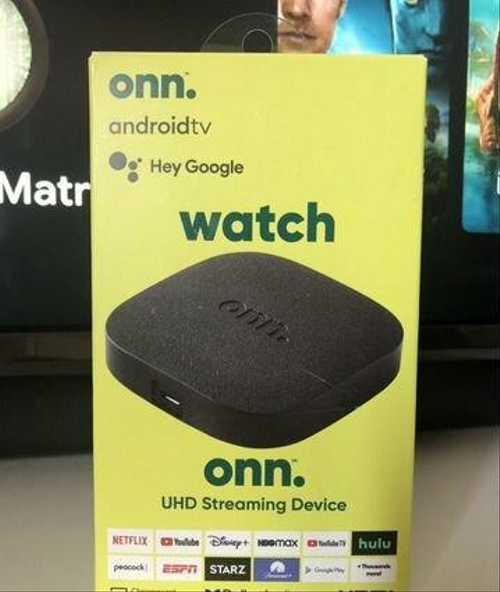 TV приставка ONN Android TV