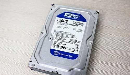 Жёсткий диск 250 GB WD Blue для компьютера