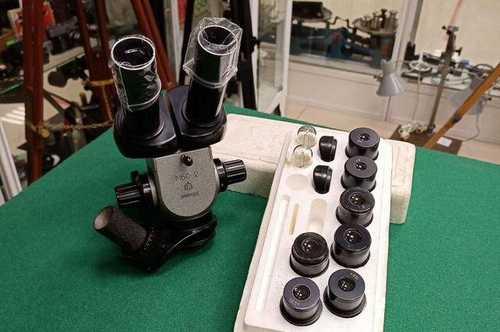 Микроскоп мбс-2 +зип набор окуляров