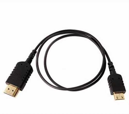 Тонкий кабель hdmi- mini hdmi 60 см для стедикама